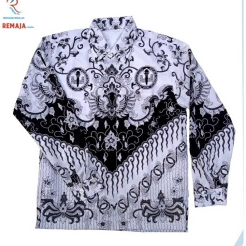 Jual Promo Seragam Pgri Pria Kemeja Batik Pgri Pria Furing Dan Non ...