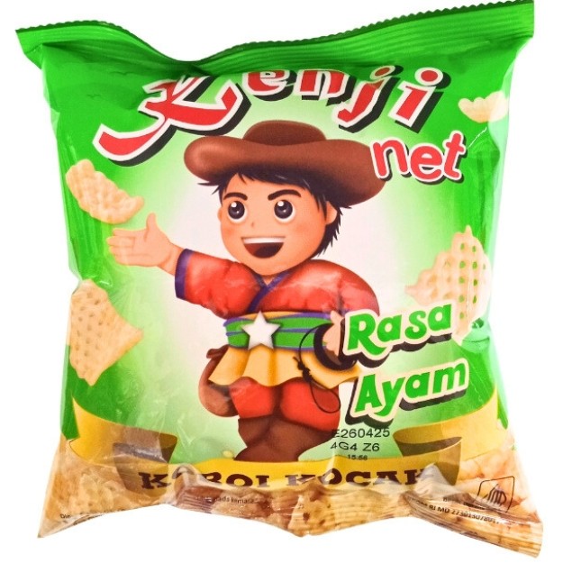 Jual S24490 KENJI NET KOBOI KOCAK RASA AYAM SNACK 30GR MAJU BERSAMA ...