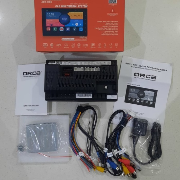 Jual HEAD UNIT DOUBLE DIN ANDROID ORCA 7INCH | Shopee Indonesia