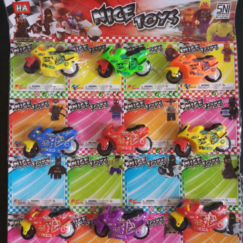 Jual motor spin go besar HA satuan / miniatur motor gp / mainan motor ...