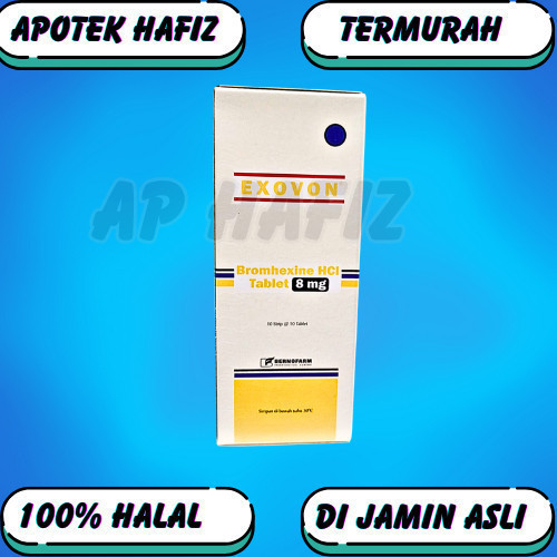 Jual BERNOFARM EXOVON 8 MG TAB - 100's | Shopee Indonesia