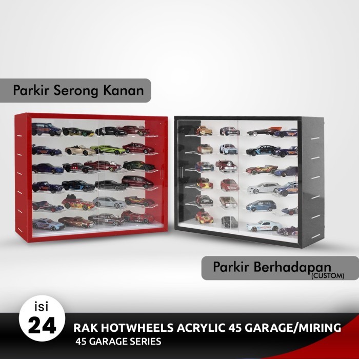Jual Rak Hotwheels Parkir Miring Isi 24 45Garage Gercep | Shopee Indonesia