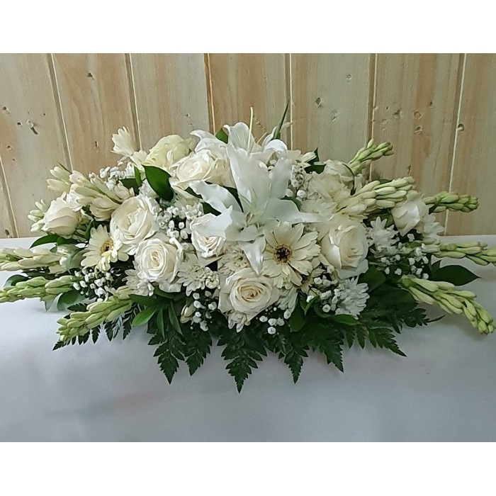 Jual RANGKAIAN BUNGA SEGAR CENTERPIECE OVAL CENTERPIECE BUNGA SEGAR ...