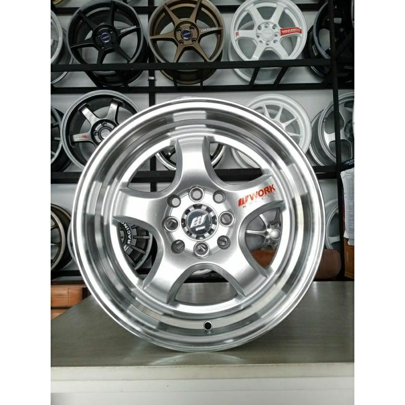 Jual Velg Mobil Work Maister Ring 15 Lebar 7 / 8 Celong Untuk Brio Agya Ayla Calya Mirage March ...