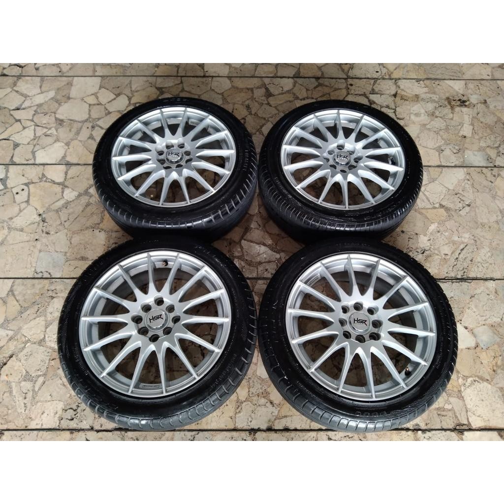 Jual Velg Seken Mobil Bekas Hsr Maudus Ring 16 Lebar 6,5 Pcd 4X100/4X114 + Ban Accelera 195 50 ...