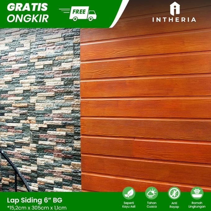 Jual Conwood Lap Siding Bg Texture 11Mm / Seindah Dinding Kayu | Shopee Indonesia
