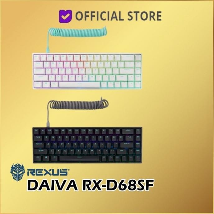 Jual Newseries| Rexus Daiva RX-D68SF South Facing Keyboard Gaming RXD68 ...