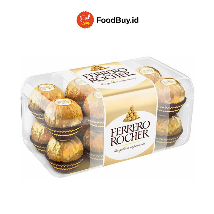 Jual Ferrero Rocher Cokelat Susu dengan Kacang Hazel 1 box isi 16 pcs ...