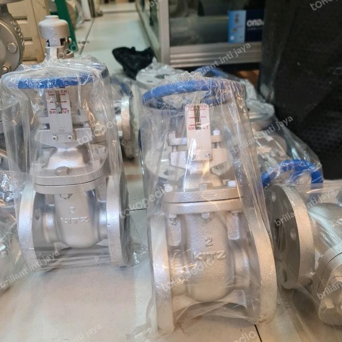 Jual Gate Valve Kitz 2 Inch Flange Jis 10K Cast Iron Gas | Shopee Indonesia