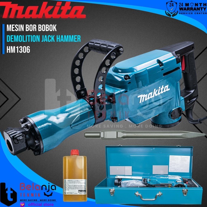 Jual Diskon Makita Mesin Bobok Tembok Demolition Hammer Jack Hammer Hm 1306 Hm1306 | Shopee ...
