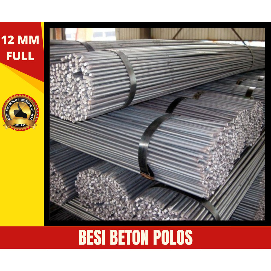 Jual Besi Beton POLOS 12 MM full SNI, Sertifikat | Shopee Indonesia