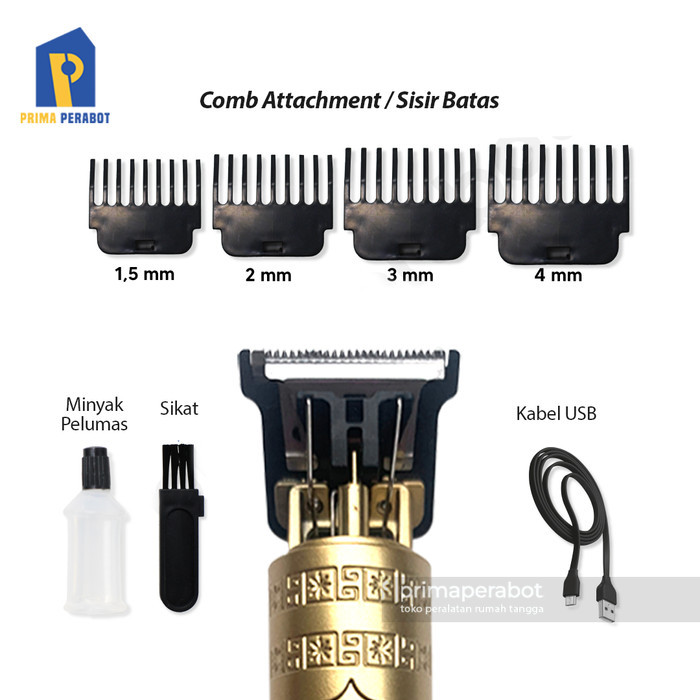 Jual Alat Cukur Elektrik Hair Clipper Trimmer Vintage Yt-10 Cukuran ...