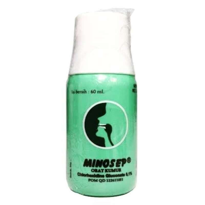 Jual MINOSEP MILD OBAT KUMUR 0.1% 60 ML (HIJAU) | Shopee Indonesia