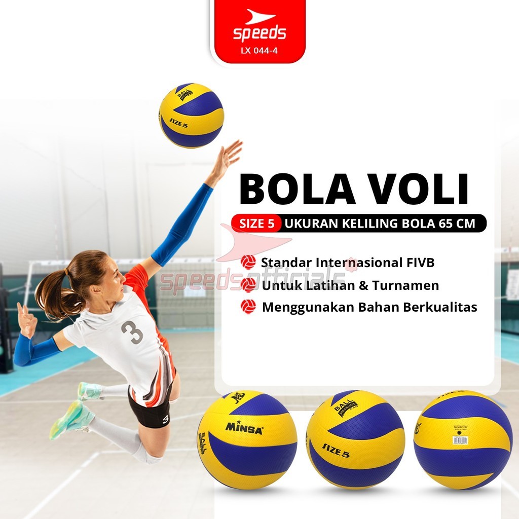 Jual SPEEDS Bola Voli Size 5 Volleyball Voly Original Volley Olahraga ...