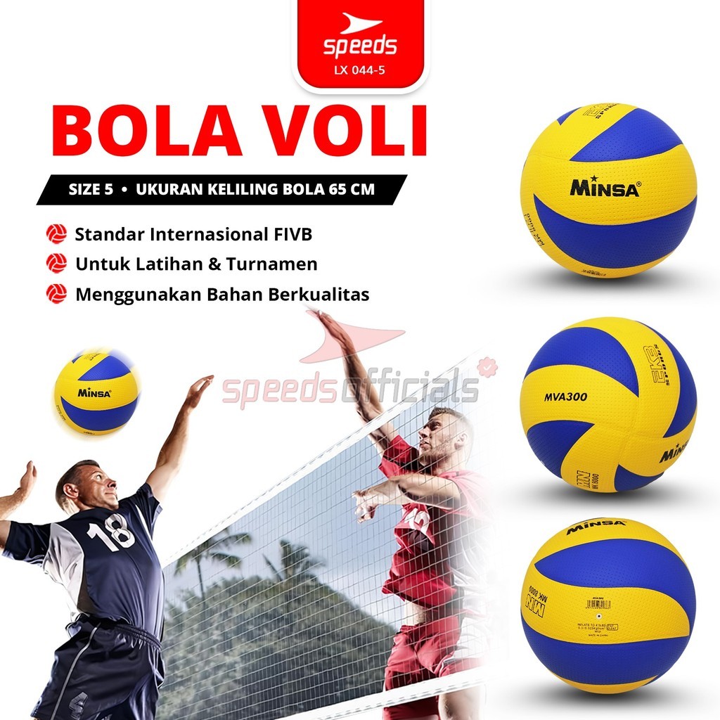 Jual SPEEDS Bola Voli Voley Voli Size 5 Volleyball Voly Lapangan Bola ...