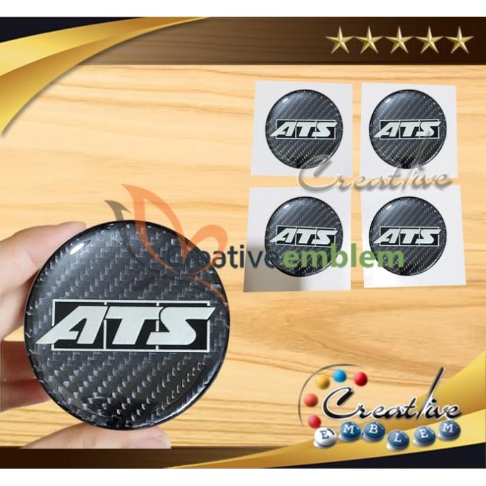 Jual Sticker Timbul / Emblem Ats Carbon Big 4 Pcs Termurah 100 % ...