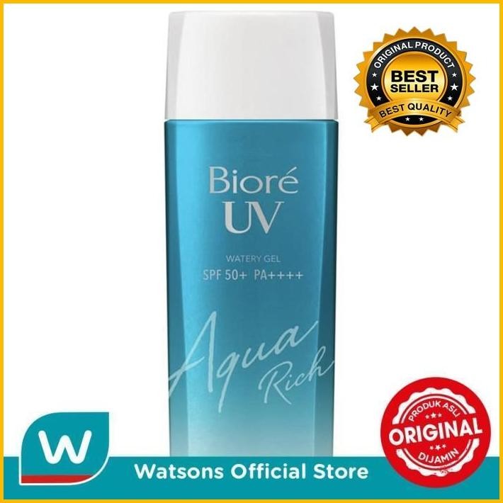 Jual Biore Uv Aqua Rich Watery Gel Spf 50+/Pa++++ 70Ml Terbaru 100 % Original | Shopee Indonesia