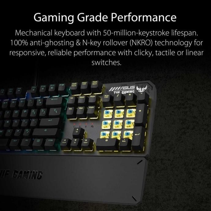 Jual ASUS TUF Gaming K3 RGB Mechanical Gaming Keyboard with N-key ...