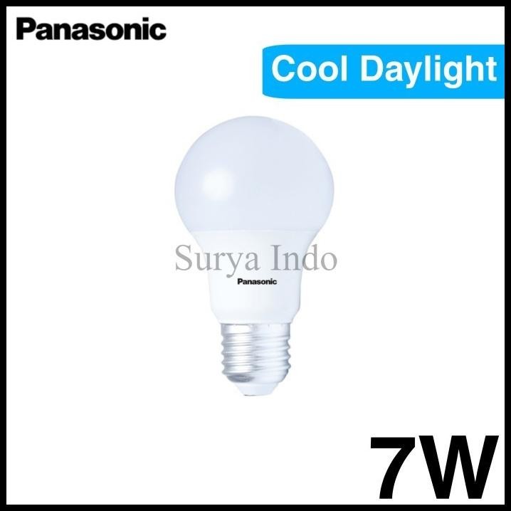Jual Lampu Led 7 Watt Putih Panasonic 6500K Bohlam E27 Lampu Hemat Energi Cool Daylight | Shopee ...