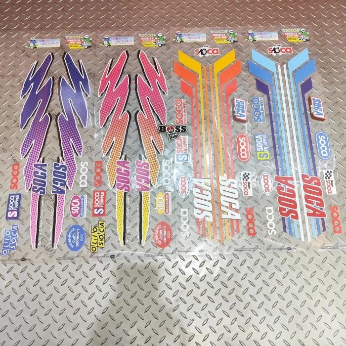Jual Sticker SOCA Decal Set Vespa Sprint Primavera S LX LXV GTS ...