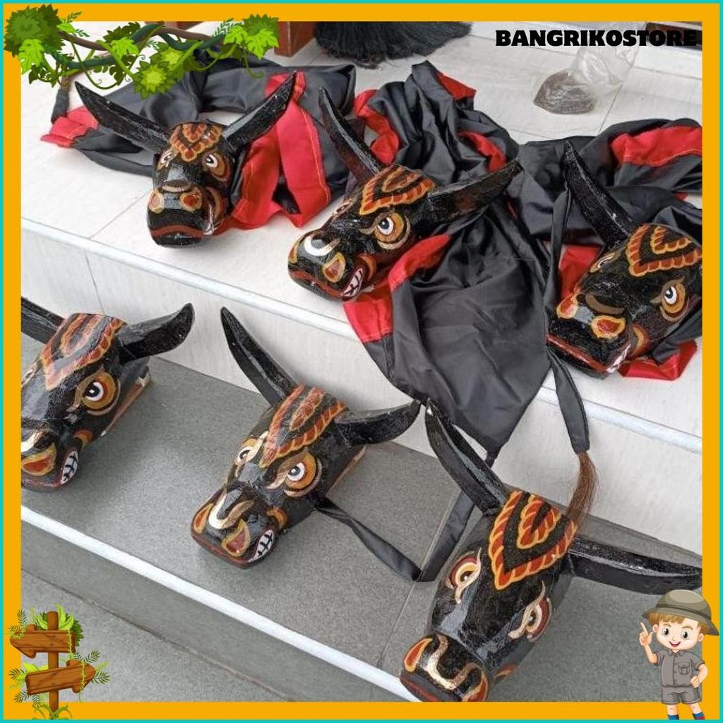 Jual Bantengan Anak Motif+Kemol Ekor Cod (Cod) | Shopee Indonesia