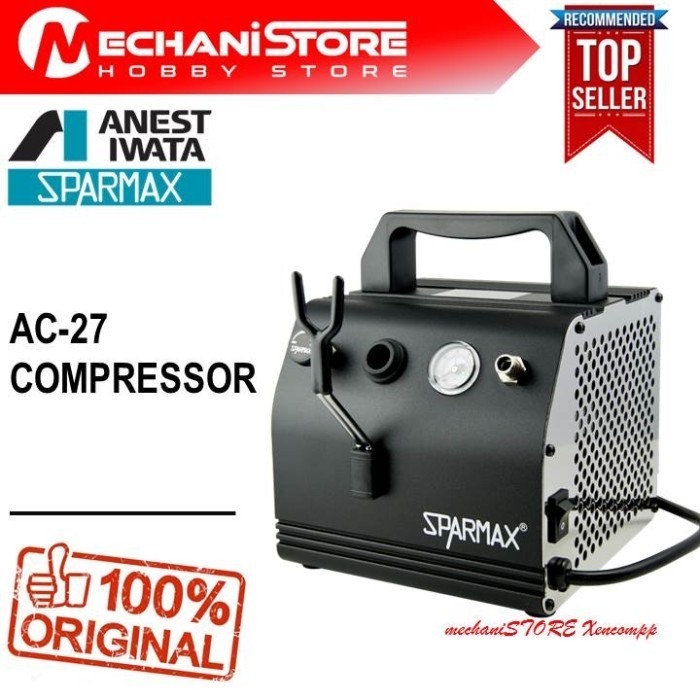 Jual Pasti Aman Kak Sparmax Compressor Airbrush Ac-27 - Kompresor Ac27 ...
