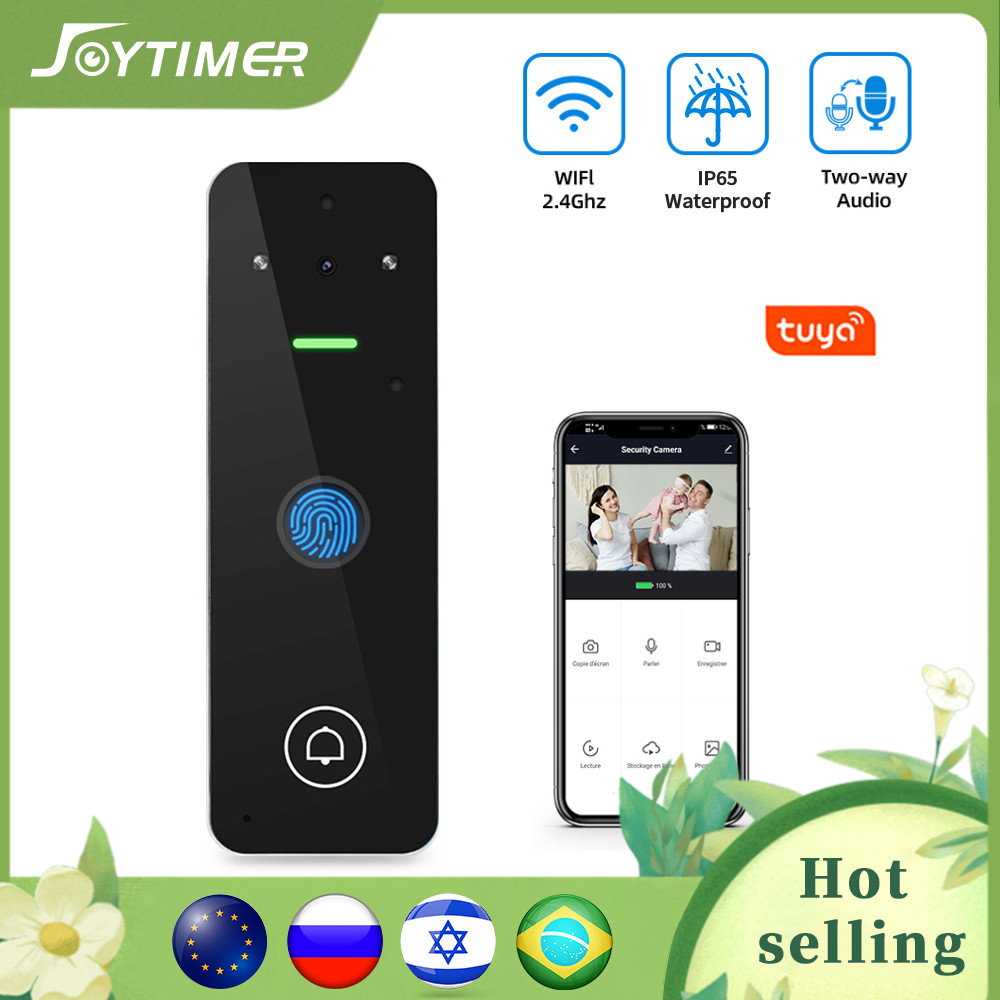 Jual Joytimer Wiress WIFVideo Doorbell Tuya Video Door Phone | Shopee ...