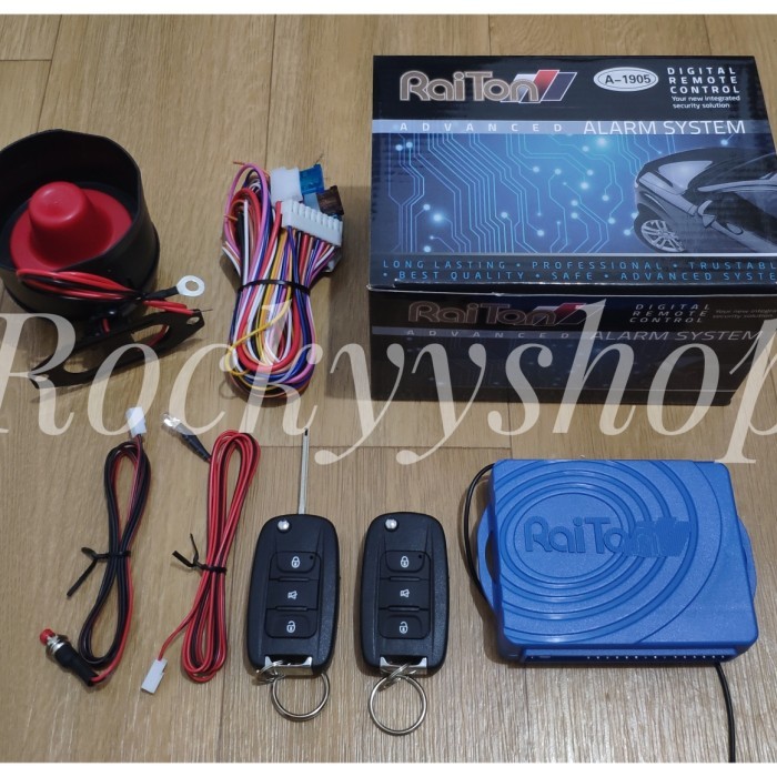 Jual TERBARU Alarm mobil Raiton model kunci lipat BISA GRAB! | Shopee ...