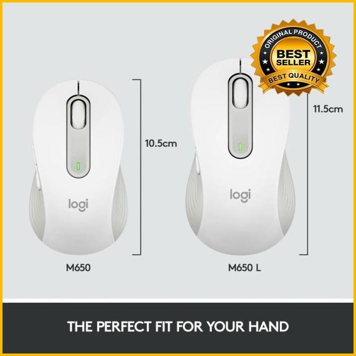 Jual Logitech M650 Wireless Mouse Bluetooth Terbaru 100 % Original ...