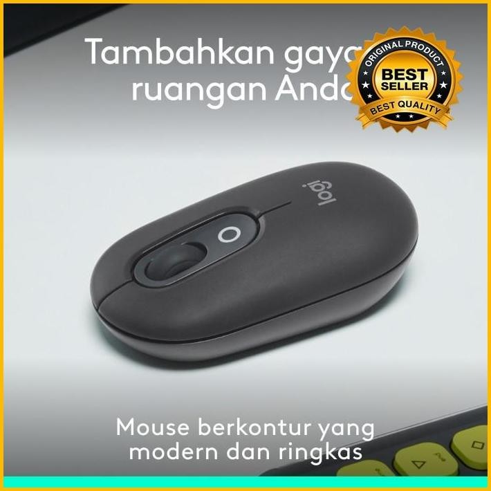Jual Logitech Pop Icon Mouse, Ringkas Dan Portabel, Mouse Bluetooth ...