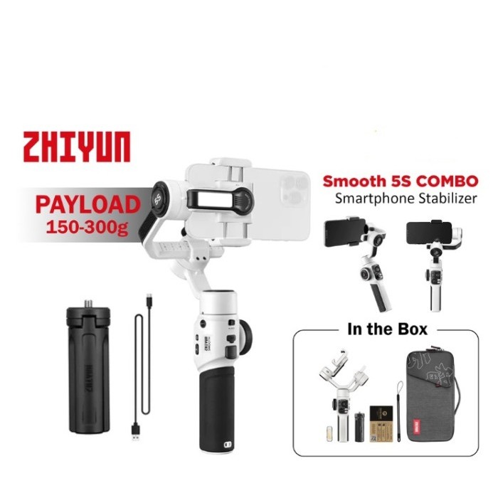 Jual HHS Zhiyun Smooth 5S Combo Smartphone Stabilizer | Shopee Indonesia