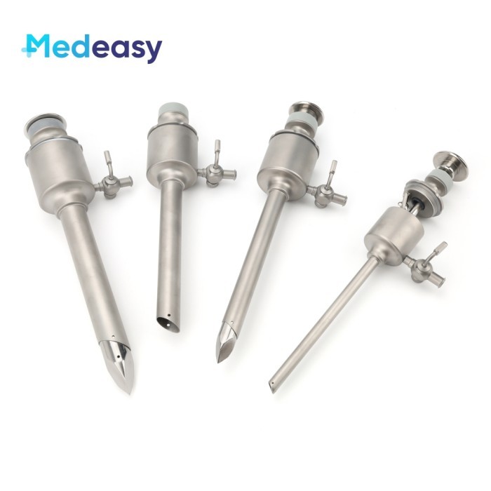 Jual Laparoscopic Reusable Trocar Flip Type 5mm 10mm 12mm 15mm ...