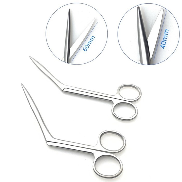 Jual Nasal scissors sharp edge Stainless Steel surgical operating ...