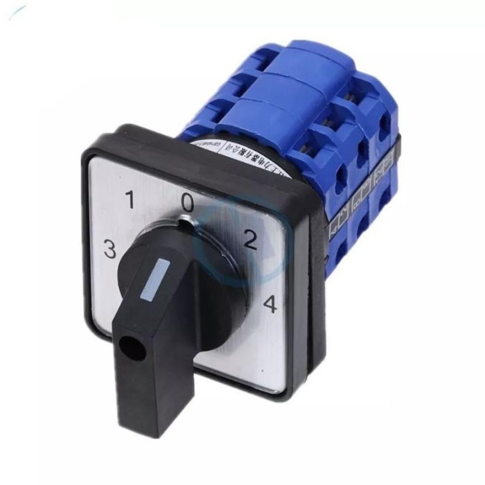 Jual Rotary Selector Switch-Change Over Switch 3 Pole 3, 4, 5 dan 6 Posisi | Shopee Indonesia