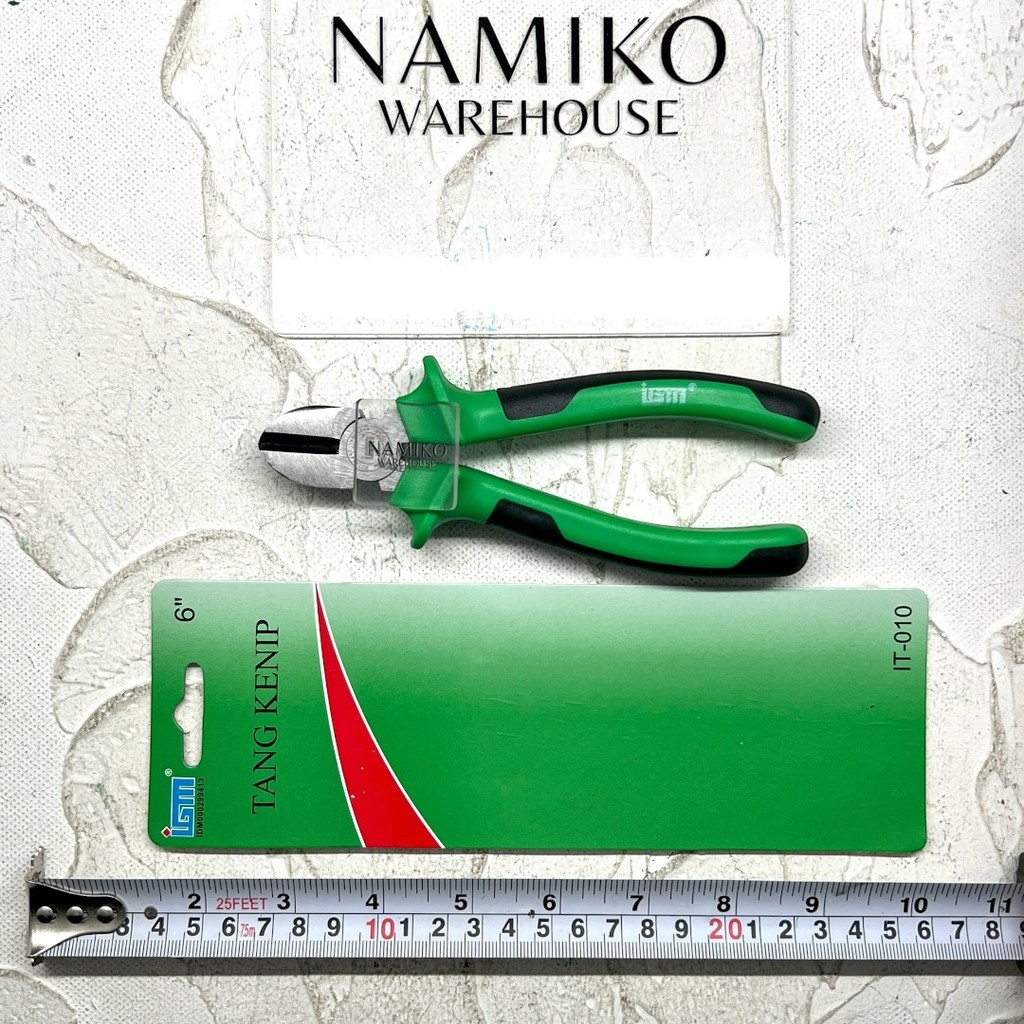 Jual IGM Tang kenip potong gagang karet 6 inch | Shopee Indonesia