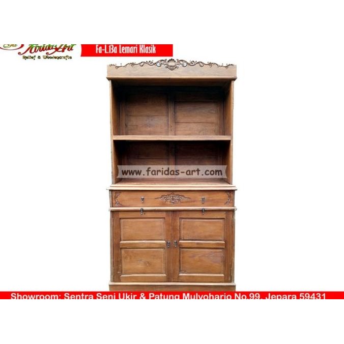 Jual Furniture Antik Lemari Kayu Jati Bekas Rumah Jawa Motif Klasik (L ...