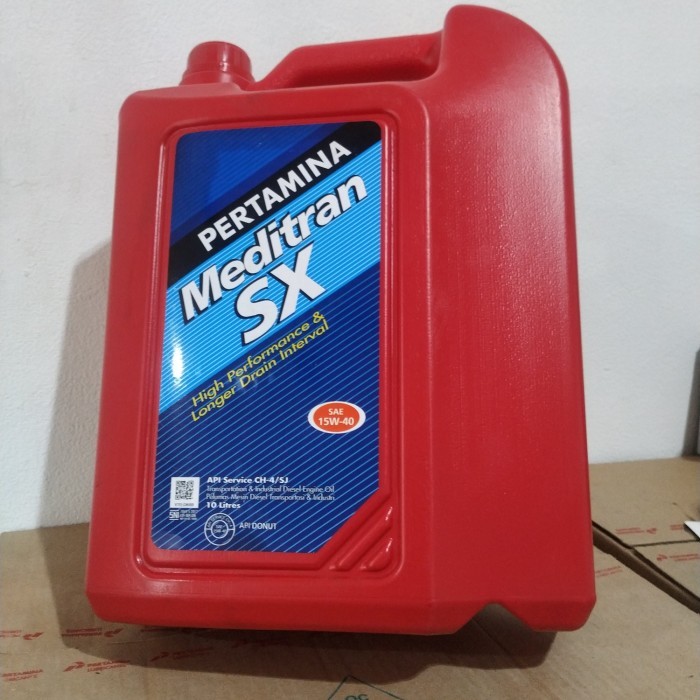 Jual OLI PERTAMINA MEDITRAN SX SAE 15W-40 KEMASAN 10L | Shopee Indonesia