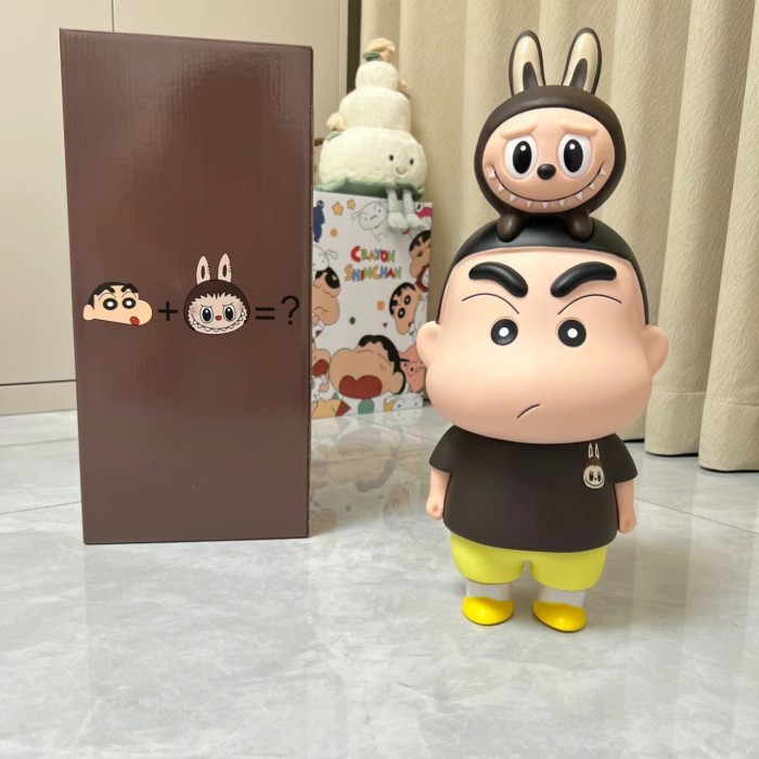 Jual LABUBU X Shinchan figure Pajangan Dekorasi | Shopee Indonesia