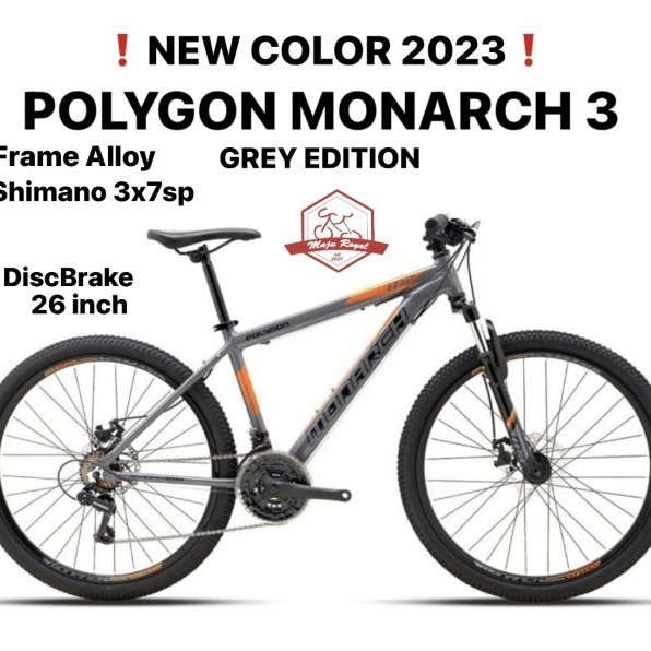 Jual SEPEDA GUNUNG MTB POLYGON MONARCH 3 M3 3.0 26 inch ALLOY SHIMANO 7 ...