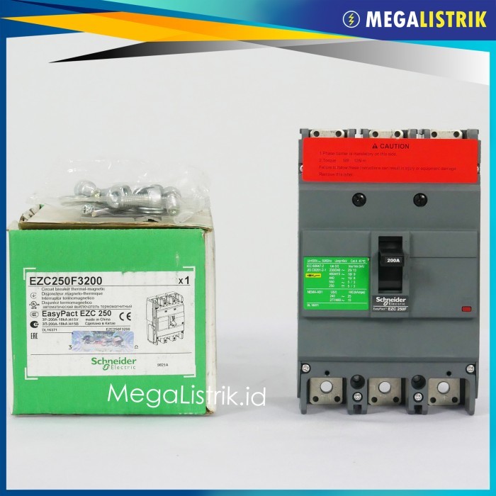 Jual HARGA DISC - Schneider MCCB / NFB / EZC EasyPact Breaker 3P 200A EZC250F3200 | Shopee Indonesia
