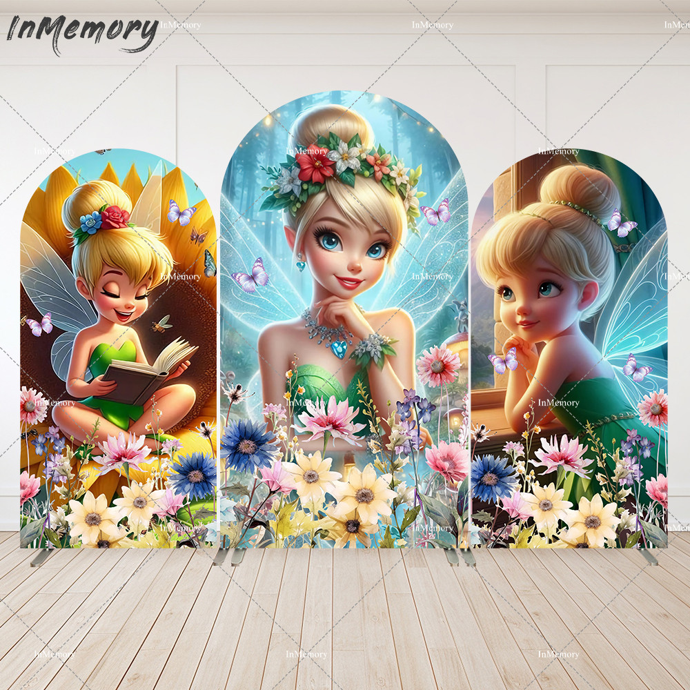 Jual Fairy Arch Backdrop for Tinker Bell Party Decorations | Shopee ...