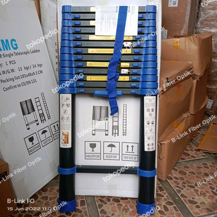 Jual TANGGA TELESKOPIK 5.3M SINGLE | Shopee Indonesia
