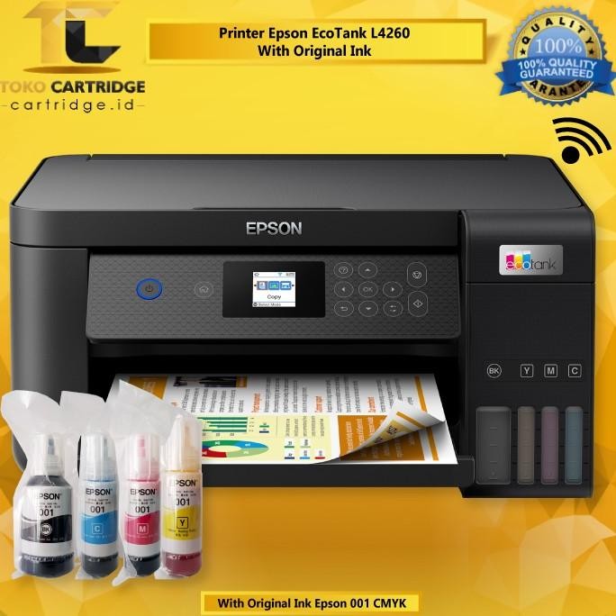 Jual TERBARU - Printer Epson EcoTank L4260 L 4260 A4 Wi-Fi Duplex All ...