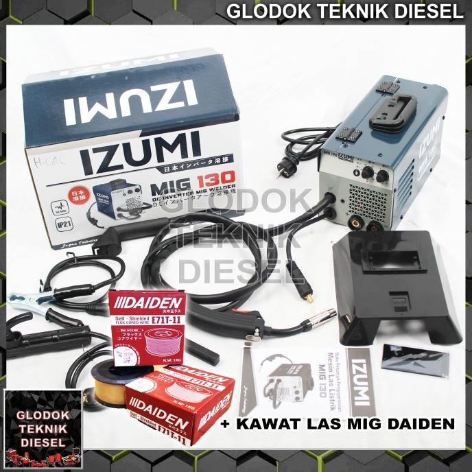 Jual Mesin Las Co2 Izumi Mig 130 / Trafo Las Izumi Mig 130 / Izumi ...