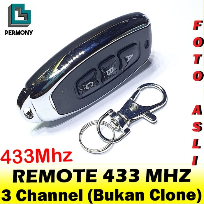 Jual Remote 433 Mhz 1Ch 2Ch 3Ch 4Ch Channel Transmitter 433Mhz 1 2 3 4 ...