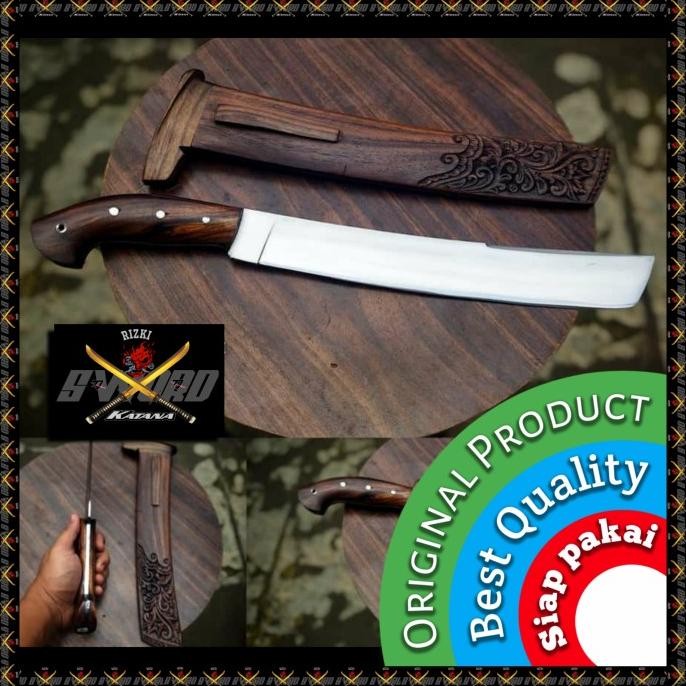 Jual GOLOK KOPAK RAWING FULLTANK UKIRAN FULL KAYU SNOKELING RESTOCK ...