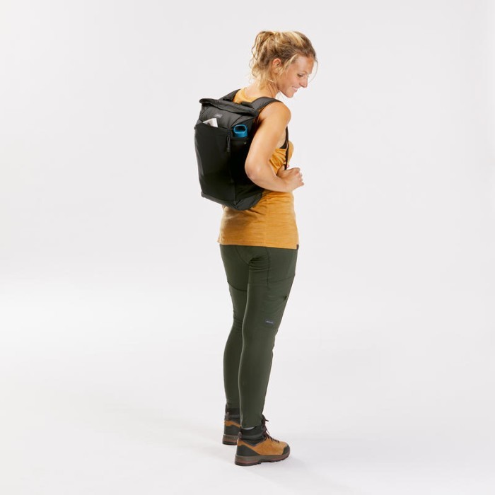 Jual DECATHLON FORCLAZ COMPACT 2-IN-1 TOTE BAG - TRAVEL 15 L BLACK ...