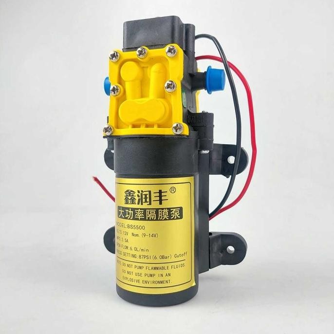 Jual POMPA AIR ELEKTRIK DC 12V PSI DINAMO PUMP SPRAYER CUCI MOBIL MOTOR ...