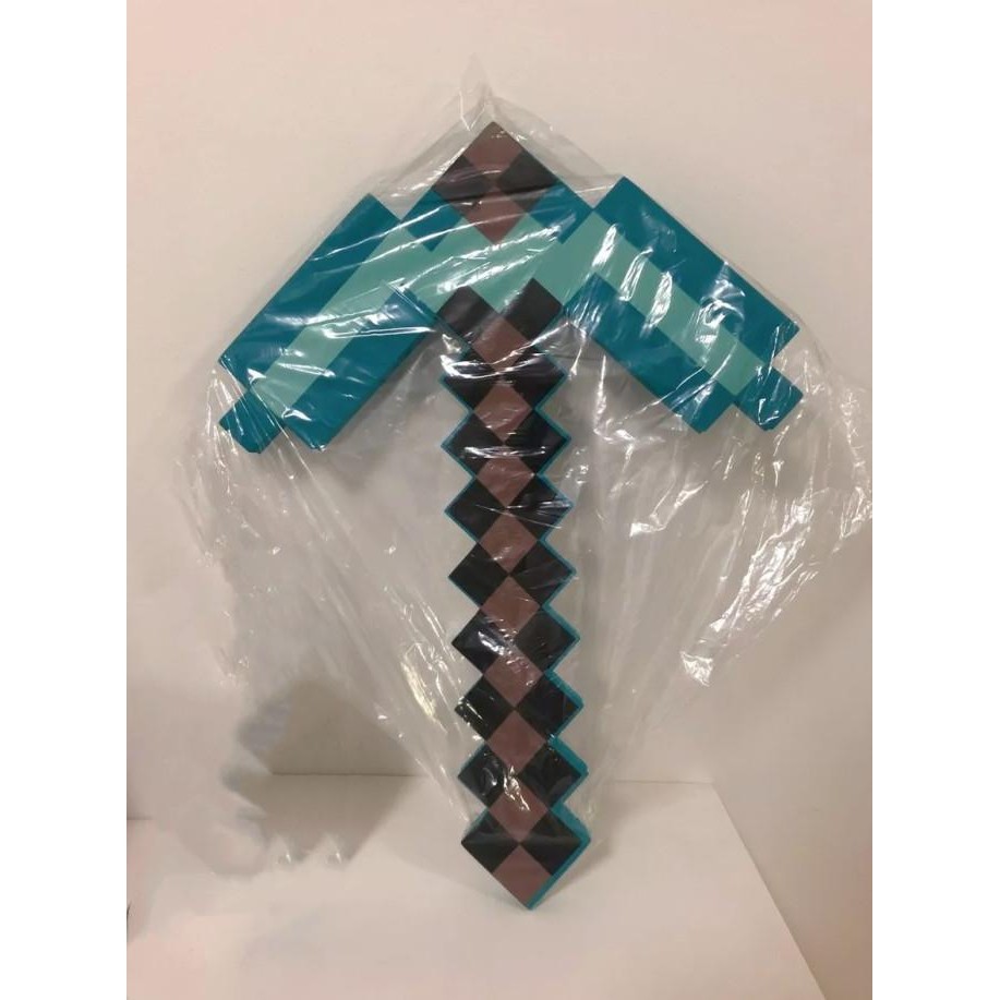 Jual Promo Pick Axe Pickaxe Diamond Blue Minecraft / Mainan Anak ...