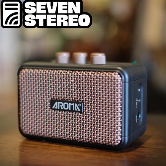 Jual AROMA AG04 AG-04 Mini Guitar Amplifier with Bluetooth - Ampli Gitar Mini | Shopee Indonesia